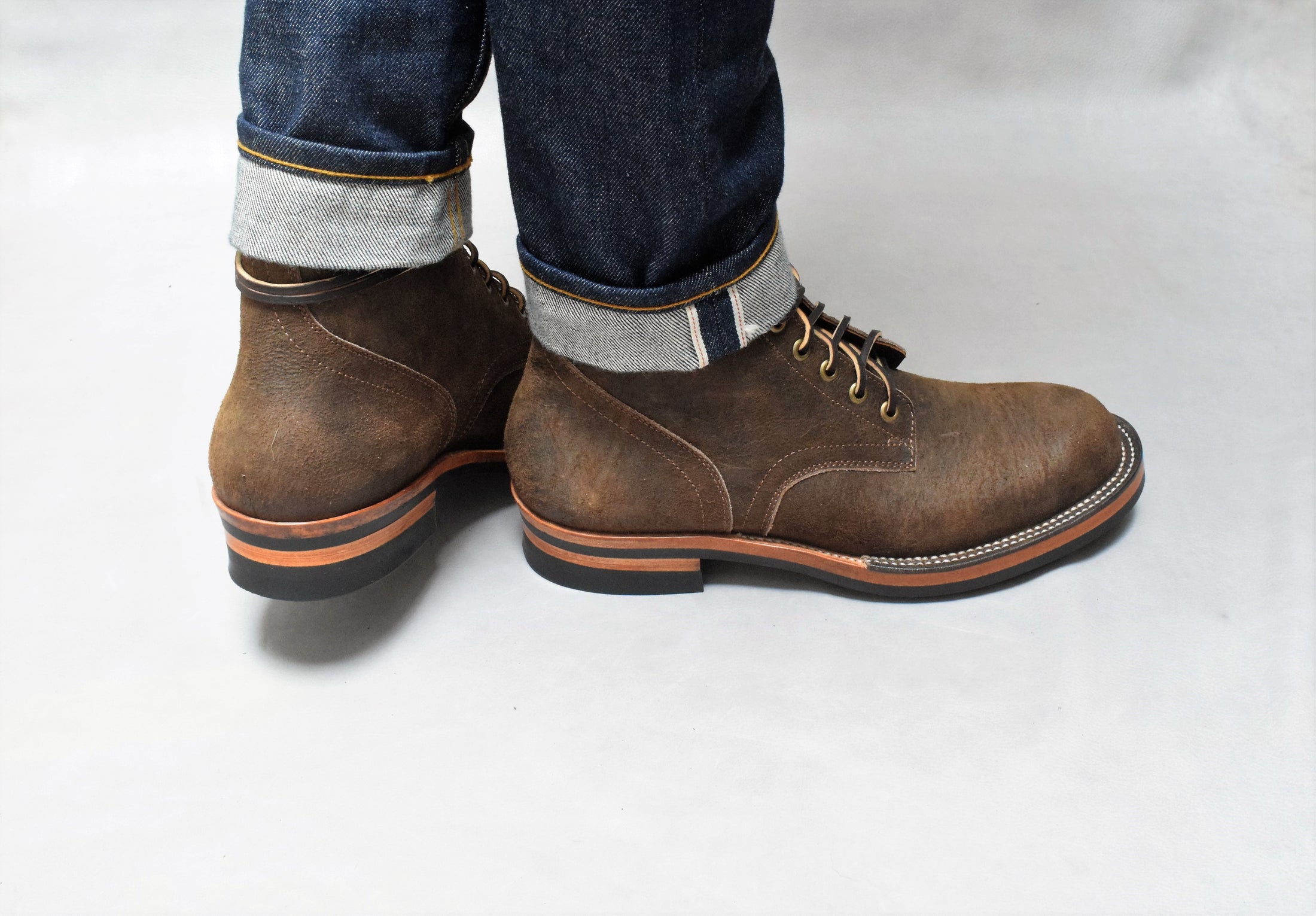 Mohak Stone Leather Lace up boots – Bordon Handmade boots